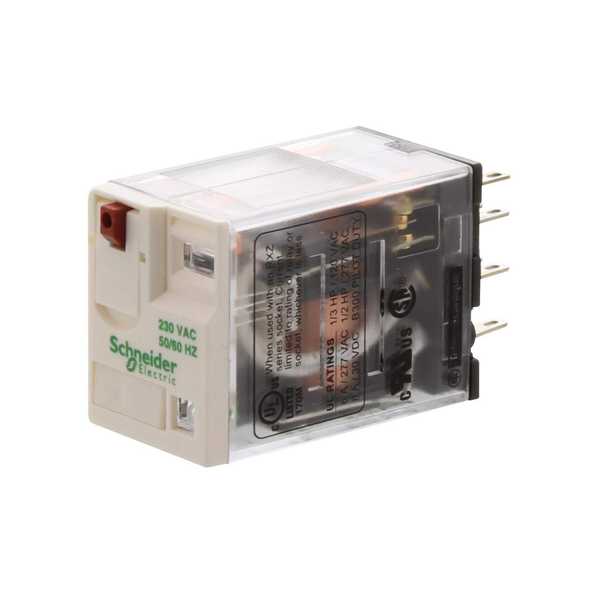 Реле промежуточное RXM4AB2BD 24VDC 6A 4-контакт Schneider